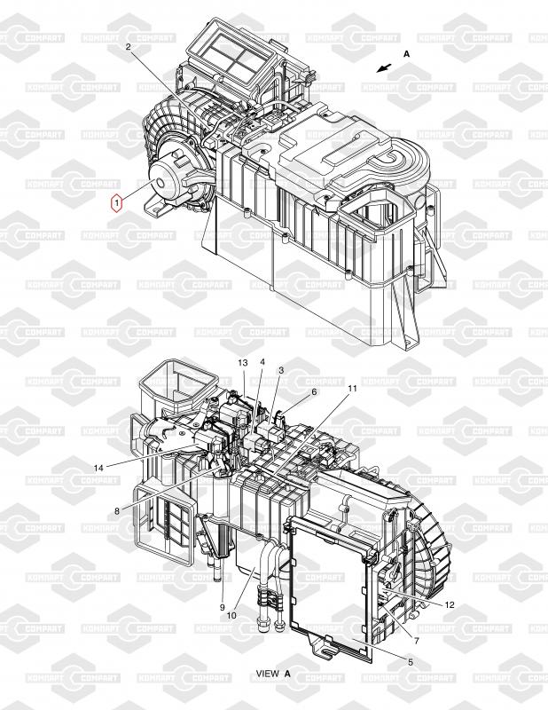 МОТОР ОТОПИТЕЛЯ K1002206 ОТ — КУПИТЬ С ДОСТАВКОЙ ПО РОССИИ