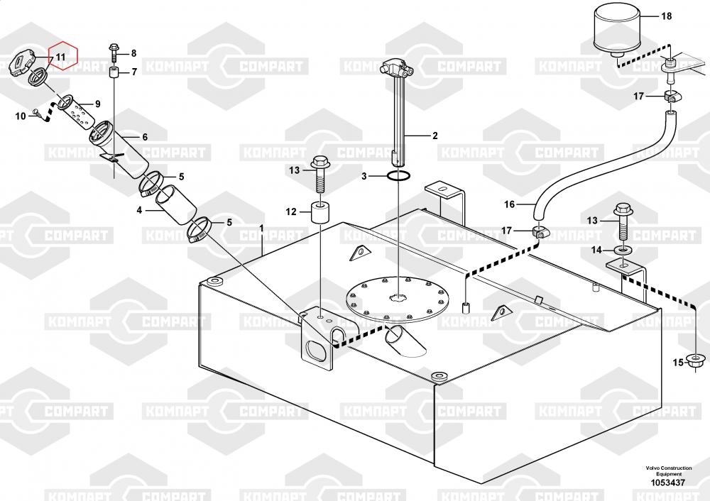 Топливная система VOLVO - купить запчасти по низким ценам с доставкой ...